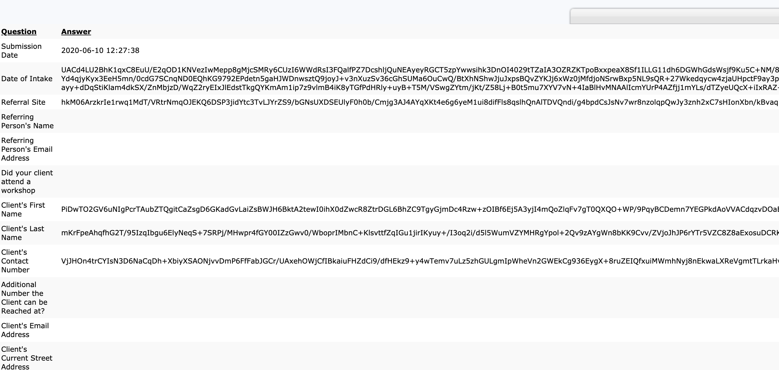 Unable To See Updates On The Form